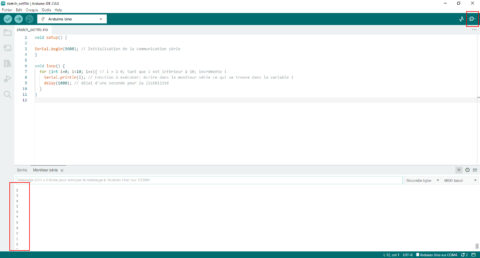 Boucle for Arduino - Idehack