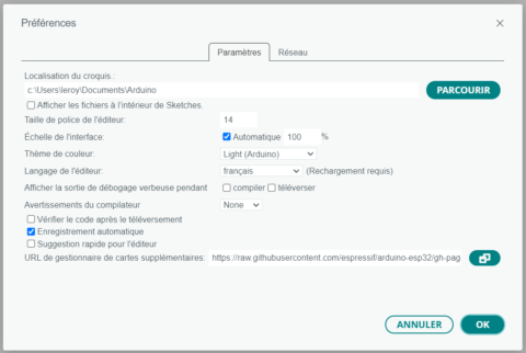 Utiliser l'ESP32-CAM avec l'Arduino IDE - Idehack