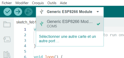 Comment programmer un ESP01 avec Arduino - Idehack