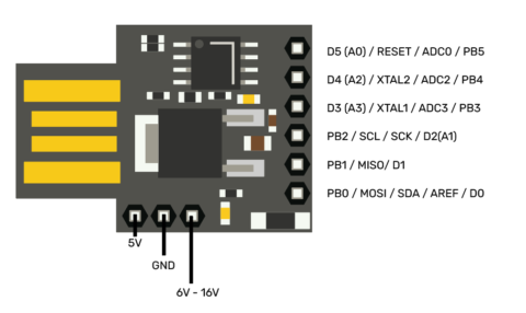 Utiliser L’IDE Arduino pour programmer un ATtiny85 (Digispark) - Idehack